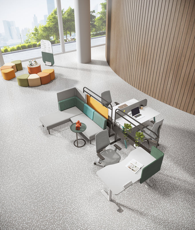 Acoustic Office workstation For Hybrid Work Model – TFT Office Trend